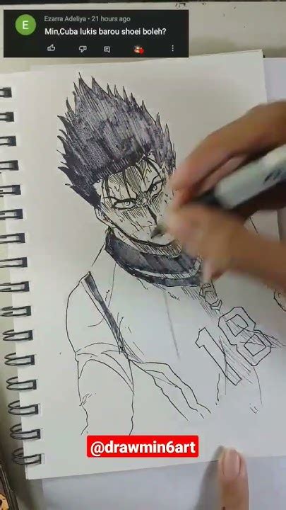 Draw Barou Shoei Blue Lock Shorts Drawing Drawmin6art Youtube