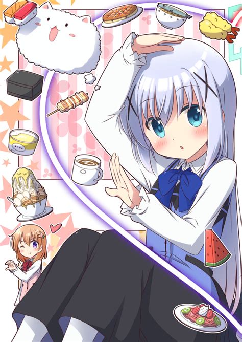 Safebooru 1other 2girls Black Skirt Blue Eyes Blue Ribbon Blush Blush