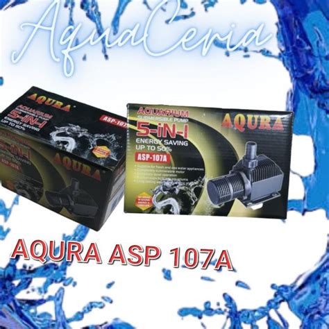 Jual AQURA ASP 107 A Water Pump Power Head Pompa Kolam Air Terjun