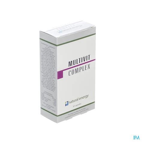 Multivit Complex Natural Energy Capsules 30 Instacosmetic