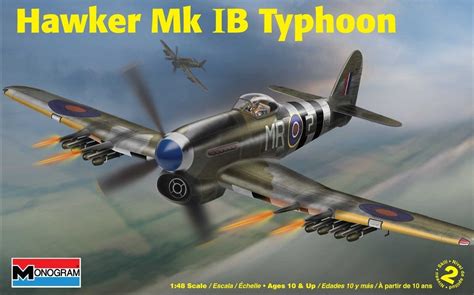 1 48 Hawker Typhoon Mk 1B Model Kit At Mighty Ape Australia