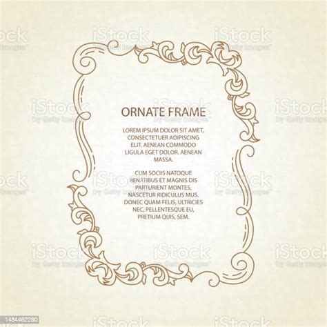 Vector Decorative Frame Elegant Element For Design Template向量圖形及更多事件圖片