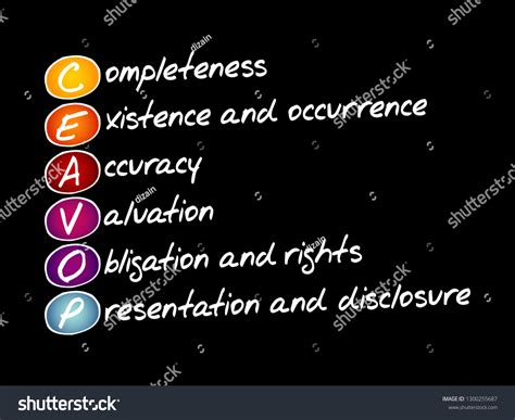 Assertions Ceavop Completeness Existence Occurrence Accuracy เวกเตอร์สต็อก ปลอดค่าลิขสิทธิ์