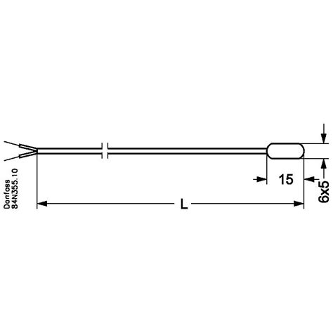 Hunter Liberty Corp Danfoss Temperature Sensor Eks 221 084n3210