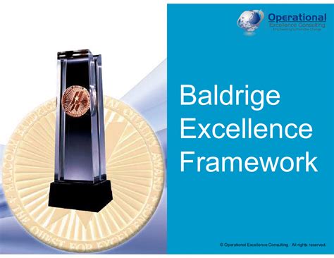 Overview Of Baldrige Excellence Framework Ppt
