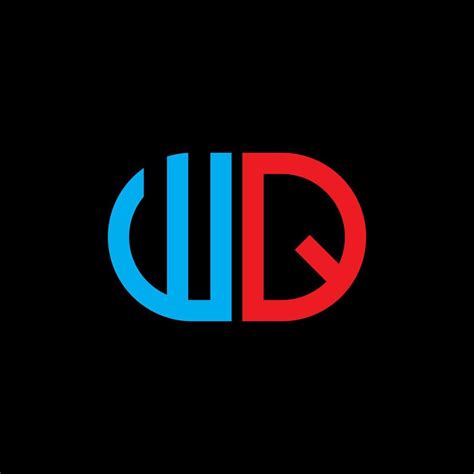 Wq Letter Logo Creative Design With Vector Graphic 9905111 Vector Art