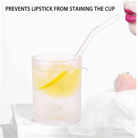1pc Reusable Glass Straight Pipe Elbow Pipe Elbow Pipe Borosilicate Or