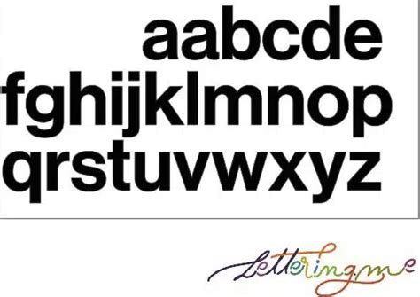 Plantilla Lettering 3D en Minúsculas para Descargar Gratis Lettering