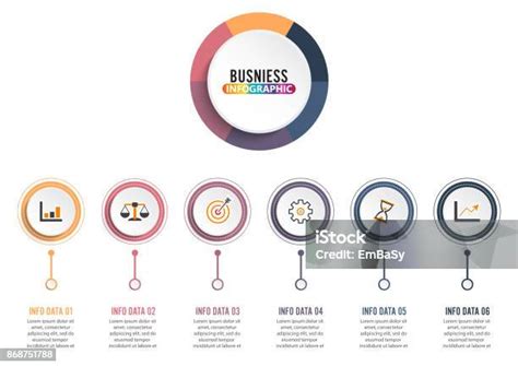 성공 위한 6 단계 추상 3d Infographic 템플릿 비즈니스 원형 템플릿 브로셔 다이어그램 워크플로 일정 웹 디자인에 대