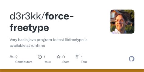 Github D3r3kkforce Freetype Very Basic Java Program To Test