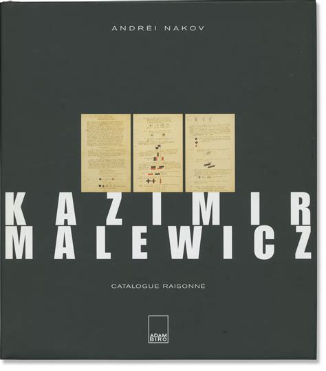 Kazimir Malewicz Catalogue Raisonné Kazimir Malewicz Andréi Nakov
