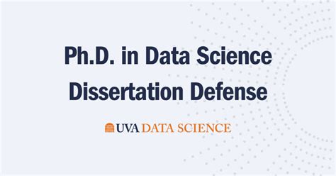 Phd In Data Science Dissertation Defense Jade Preston — School Of