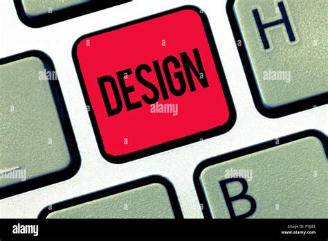 Text Sign Showing Design Conceptual Photo Plan Drawing Produced To Show Look Function Or