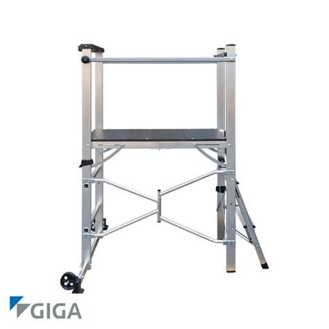 기가 117829 이동식비계 말비계 알루미늄 접이식 우마 사다리 안전난간 아시바