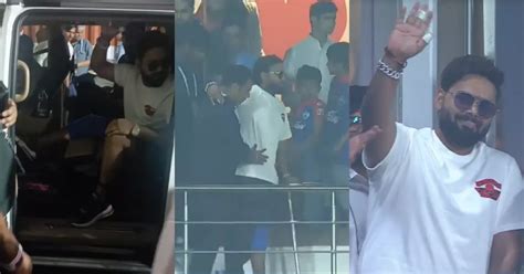 Rishabh Pant Arrives At Arun Jaitley Stadium To Support Delhi Capitals