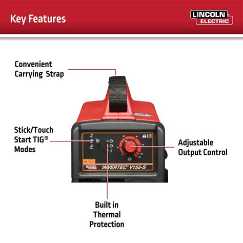Lincoln Electric Invertec V155 S Dual Voltage Dc Arc Welder With Tig