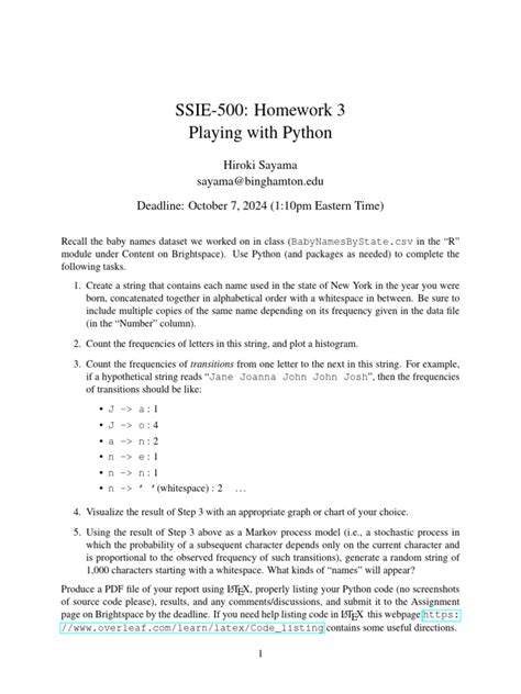 Hw3 Python Pdf