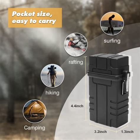 Somgem Cigarette Case With Lighter Airtight Joint Holder Case Smell