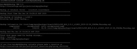 backup the database of vigoracs by the script draytek