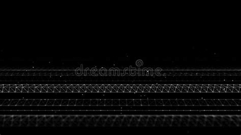 Dynamic Flow Of Digital Particles Network Connection Structure Big