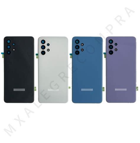 Tapa Trasera Con Cristal Cámara Para Samsung A32 4g Azul Meses Sin