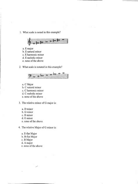 Music Theory Final Exam B Pdf