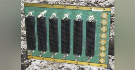 Six Slot 3u Vpx Backplane For Aerospace And Defense Applications