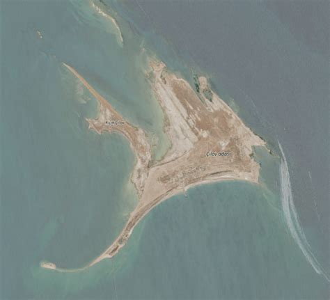 Greater And Lesser Chilov Islands Join Together R Azerbaijan