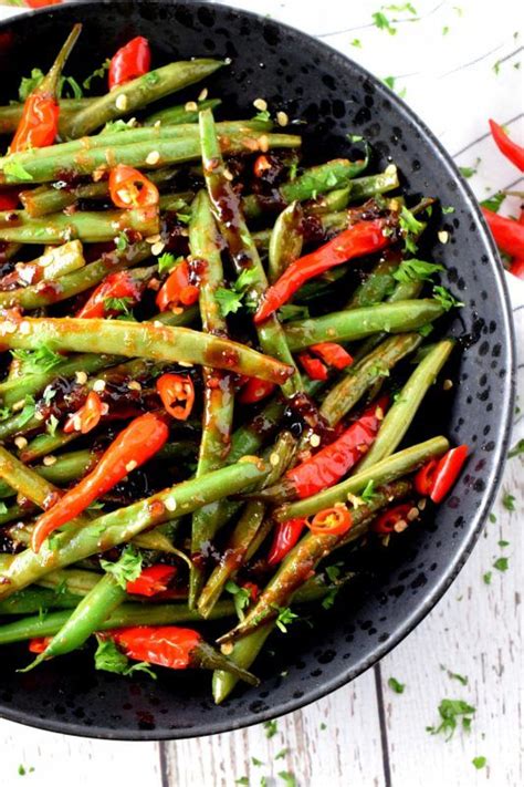 Hot And Spicy Szechuan Green Beans Szechuan Green Beans Green Beans