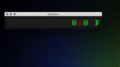 JavaFX DotMatrix Control YouTube
