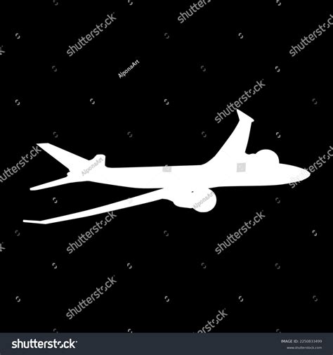 Airline Airliner Aircraft Modern Creative Illustration Stock Vector