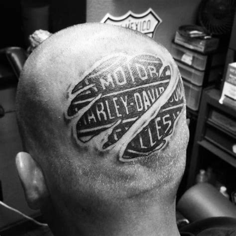 90 Harley Davidson Tattoos For Men Manly Motorcycle Designs