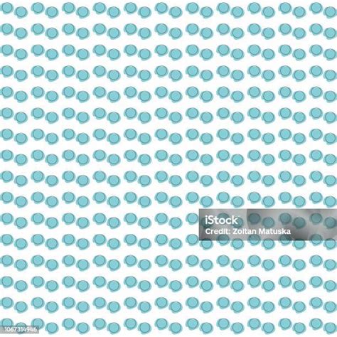 밝은 파란색 곡선된 모양 원형 점 폴카 패턴 아트 추상적인 기하학적 디자인 벽지 개념 레트로 현대 벡터 배경 웹 및 인쇄 0명에 대한 스톡 벡터 아트 및 기타 이미지