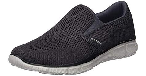 Skechers Equalizer Double Play Slip On Loafer In Black For Men Lyst