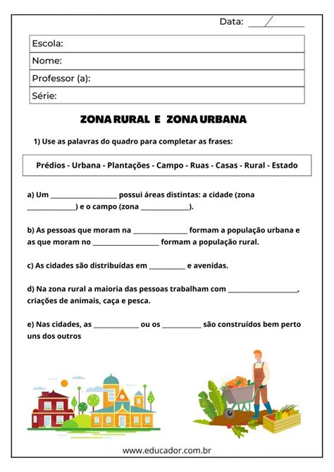 20 atividades de geografia para 3º ano Artofit