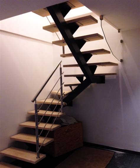 Aide Escalier Demi Tournant Avec Limon Central