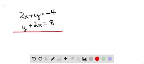 solved use the substitution method or linear combinations to solve the