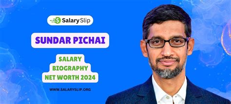 Sundar Pichai Salary Net Worth In 2025 Education And Car Owned