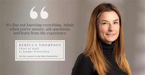 International Womens Month Rising Star Rebecca Thompson At Knight