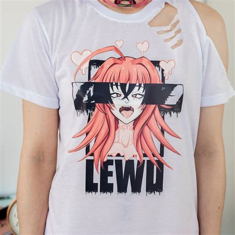 Ahegao Face Shirt Sexy Lewd Cosplay Manga Graphic Tee Weeb Etsy