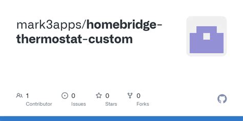 github mark3apps homebridge thermostat custom