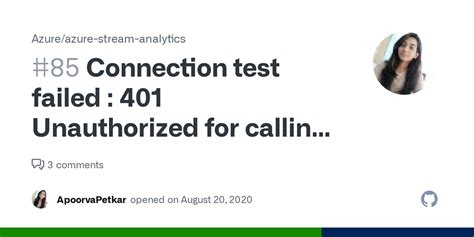 Connection Test Failed 401 Unauthorized For Calling Function App