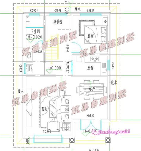 20万80平米6卧4卫三层平屋顶农村小别墅效果图乡村小别墅设计图 盖房知识 图纸之家