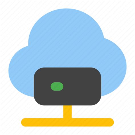 Cloud Server Database Hosting Icon Download On Iconfinder