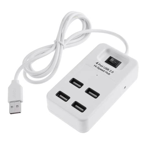 External Usb Hub Dc 5v Usb20 120cm Length High Speed 4 Port Power
