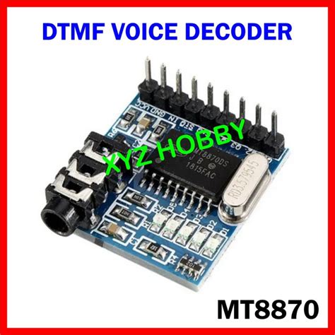 Jual Mt8870 Mt 8870 Dtmf Voice Sound Phone Decoder Module Board Perekam Suara Modul Mt8870ds