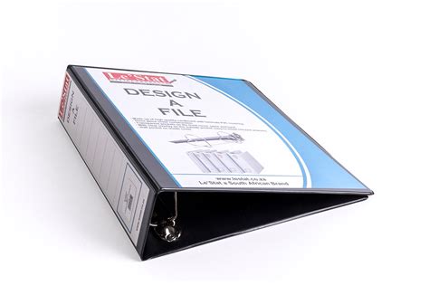 50mm Ring Binder Overlay Black Lestat Park Avenue Stationers