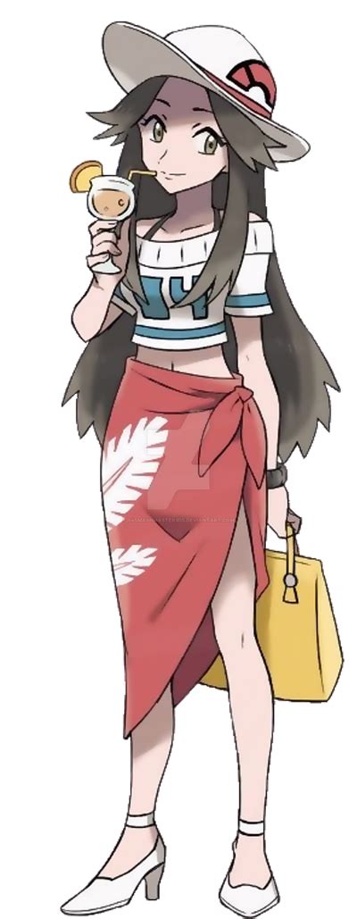 Pokemon Trainer Leaf Sun And Moon Better Quality By 64smashmaster3ds