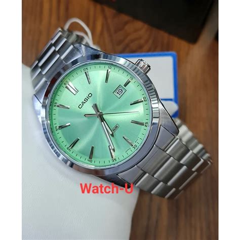 Casio นาฬิกาข้อมือผู้ชาย สายแตนเลส Mtp Vd03d รุ่น Mtp Vd03d 3a2 Shopee Thailand