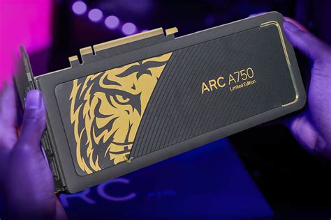 Intel Teases Arc A750 Limited Gold Edition Gpu Once Again Only In China